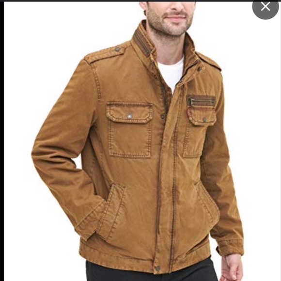 Levi's | Jackets & Coats | Levis Tan Military Field Jacket | Poshmark